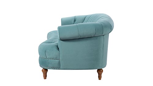 Jennifer Taylor Home La Rosa Sofa, Arctic Blue