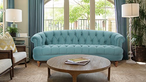 Jennifer Taylor Home La Rosa Sofa, Arctic Blue