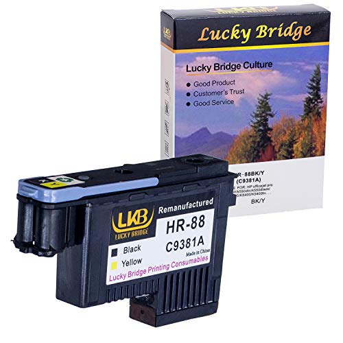 LKB Remanufactured HP88 Printhead C9381A with New and Never Used Chip Replacement for HP Office Jet K5400 L7550 L7580 L7590 L7650 L7680 L7750 L7780 L7790 Printer(1BY) 1PK-US