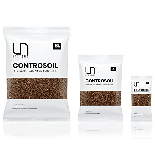 Ultum Nature Systems Controsoil - Aquarium Substrate Soil Porous Gravel for Natural Aquatic Freshwater Planted Fish Tank, Brown (Extra Fine, 1 Liter)