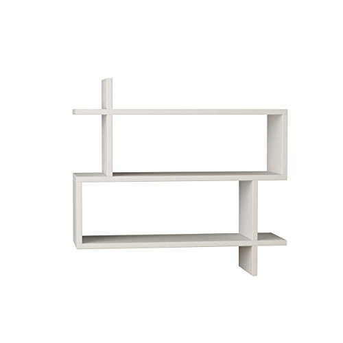 Ada Home Décor Westcott Wall Shelf, 27.5'' x 26'' x 8.5'', White