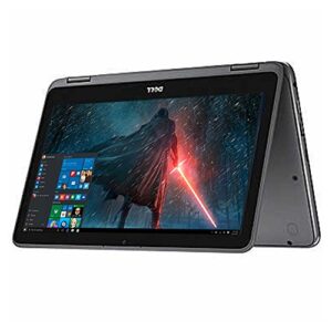 2018 newest dell lightweight inspiron 11.6" touchscreen 2 in 1 laptop pc amd a6-9220e processor 4gb ddr4 ram 32gb emmc ssd hard drive radeon r4 graphics wifi webcam bluetooth 3.2 lbs windows 10-gray