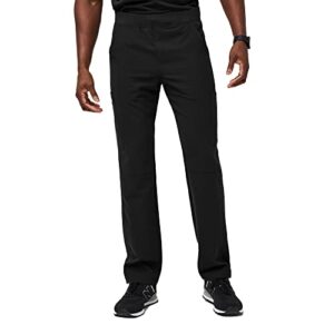 figs axim cargo scrub pants for men – black, l