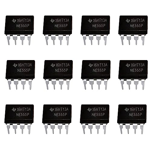 12PCS NE555 NE555P NE555N Precision Timer IC DIP-8 for Electric DIY