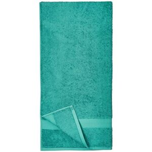 Amazon Basics Fade-Resistant Cotton Bath Sheet - 2-Pack, Teal