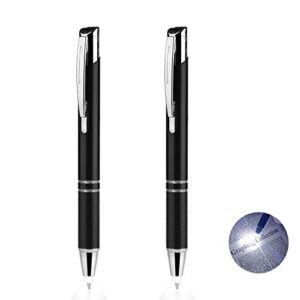 penyeah pen with light, pen light flashlight, lighted tip pen light for nurses, led lighted pen for writing in the dark 2pack - white