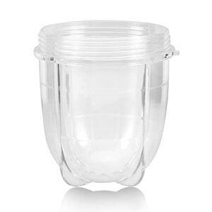 Replacement Mug Cup, All & Short Cup Mug Replacement Parts, For 250W Magic Bullet Blender Juicer Transparent(Short)