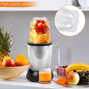 Replacement Mug Cup, All & Short Cup Mug Replacement Parts, For 250W Magic Bullet Blender Juicer Transparent(Short)