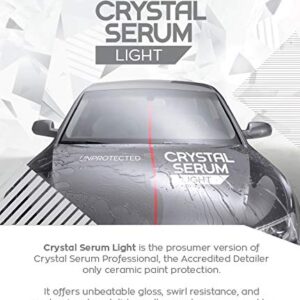 Gtechniq Crystal Serum Light 50ml - Automotive Paint Protection - Beautiful, Durable Gloss, High End Performance Beading, Swirl Mark and Chemical Resistance, Reduces Surface Hazing - Easy to Apply