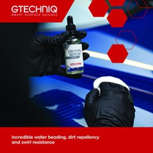 Gtechniq Crystal Serum Light 50ml - Automotive Paint Protection - Beautiful, Durable Gloss, High End Performance Beading, Swirl Mark and Chemical Resistance, Reduces Surface Hazing - Easy to Apply