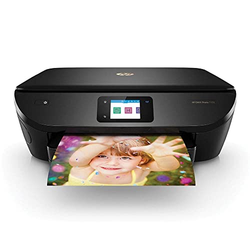 HP Envy Photo 7155 Color All-in-One Printer with WiFi and Mobile Printing (Renewed)