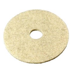 3m niagra - natural tan hog's hair floor pad - 20" - case of 5 pads