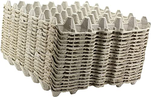 Cornucopia 30-Count Egg Flats (18 Trays); Biodegradable Recycled Material Chicken Egg Cartons, Each Holds 30 Eggs