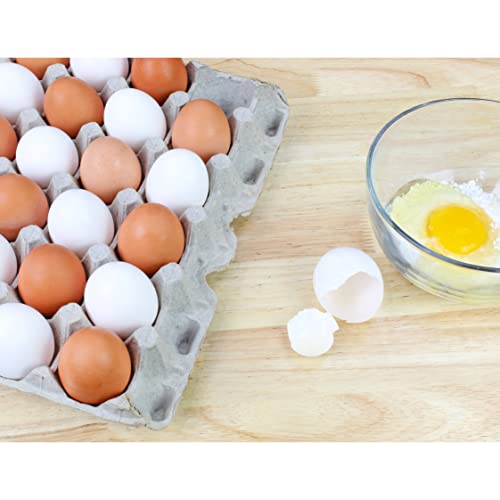 Cornucopia 30-Count Egg Flats (18 Trays); Biodegradable Recycled Material Chicken Egg Cartons, Each Holds 30 Eggs