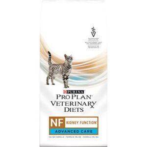 purina pro plan veterinary diets nf kidney function advanced care feline formula adult dry cat food - 8 lb. bag