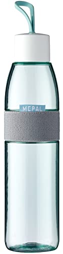 MEPAL, Water Bottle Ellipse with Lid, BPA Free, Nordic Green, Holds 23 oz, 1 Count