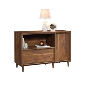 Sauder Clifford Place Credenza, For TV's up to 46", Grand Walnut finish