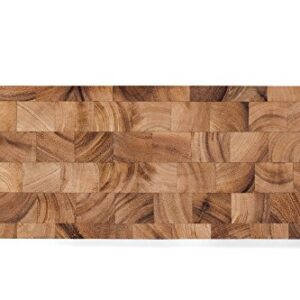 Ironwood Bowery End Grain Cheese and Charcuterie Board, One Size, Acacia Wood