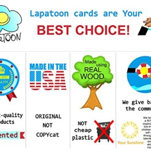 Lapatoon Real Wood Best Mom Ever Forever Love Inspiring Greeting Card Novelty Birthday Gift Get Well Thank You Wooden Present for Mommy Step God Mother from Baby Husband Son Daughter Child e