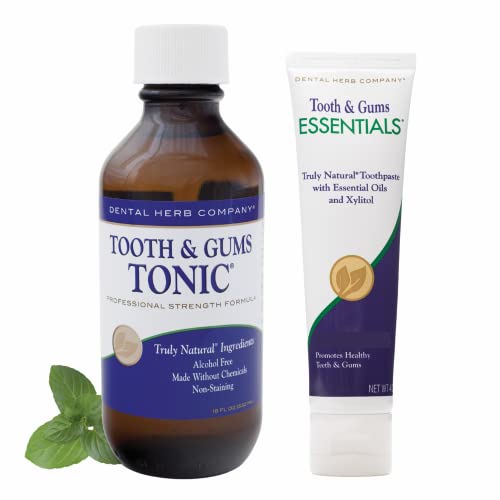 Dental Herb Company - Tooth & Gums Tonic (18 oz.) Mouthwash and Essentials Paste (Kit)