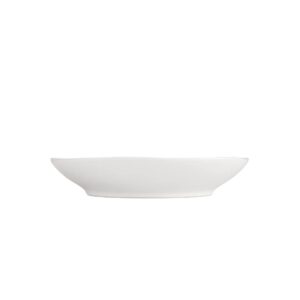 fortessa vitraluxe dinnerware heirloom coupe pasta bowl, 9-inch, set of 4, linen