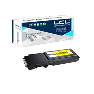 LCL Compatible Toner Cartridge Replacement for Dell 3840 S3840 S3840CDN 3845 S3845CDN 593-BCBD XMHGR High Yield (1-Pack Yellow)