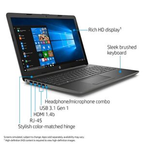 HP 15-inch Laptop, Intel Core i3-7020U Processor, 4 GB RAM, 1 TB Hard Drive, Windows 10 Home (15-da0020nr, Gray)