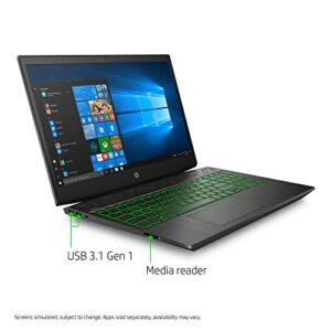 HP Pavilion Gaming 15-inch Laptop, Intel Core i5-8300H Processor, NVIDIA GeForce GTX 1050 Ti 4 GB, 8 GB RAM, 1 TB hard drive and 128 GB SSD, Windows 10 Home (15-cx0030nr, Black)