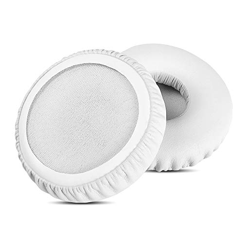 YunYiYi Replacement Earpads Pillow Ear Pads Foam Cushion Cover Cups Repair Parts Compatible with Sony MDR-ZX100 MDR-ZX110 MDR-ZX200 MDR-ZX310 MDR-ZX300 Headphones (White)