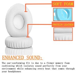 YunYiYi Replacement Earpads Pillow Ear Pads Foam Cushion Cover Cups Repair Parts Compatible with Sony MDR-ZX100 MDR-ZX110 MDR-ZX200 MDR-ZX310 MDR-ZX300 Headphones (White)