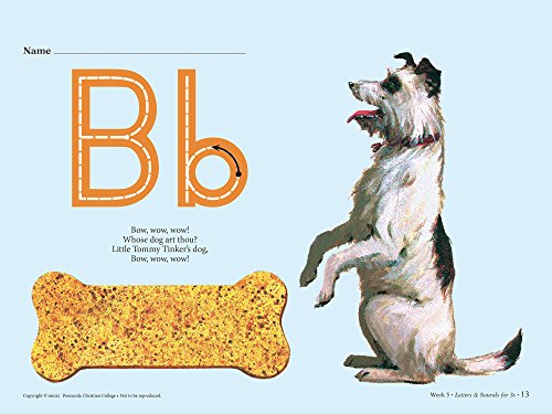 Letters and Sounds for 3s - Abeka 3 Year Old Alphabet Recognition Reading Program Student Work Book