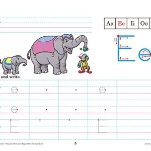 Writing With Phonics K5 Manuscript - Abeka 5 Year Old Kindergarten Manuscript Phonics Penmanship Student Work Book