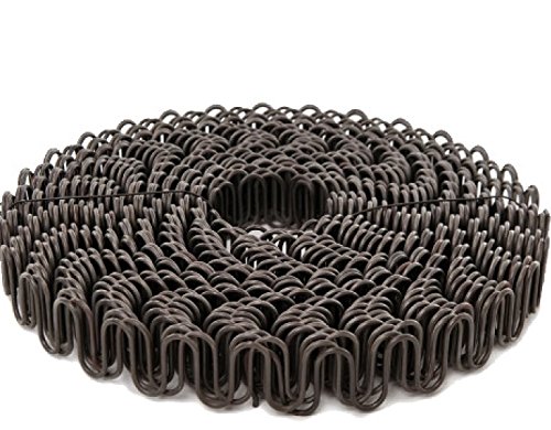 B.C. Upholstery Zig Zag No Sag Furniture Spring (Sinuous Wire) - 8 Gauge/ 10 Yd (30') Roll