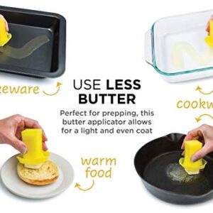 FusionBrands ButterEasy Butter Spreader and Butter Stick Holder - The Simple Way to Spread Butter - Easily Spread Butter on Cookware, Baking Dishes, Corn, Toast and Other Warm Foods