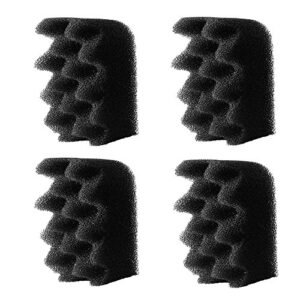 evergreen pet supplies 4-pack fluval-compatible replacement foam filters - works with 304/305/ 306/404 / 405/406 aquarium canister filter models - equivalent to bio-foam a237 - by impresa products