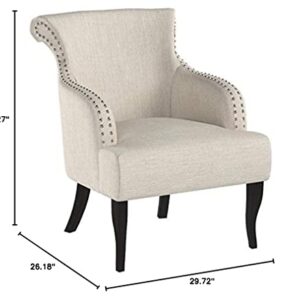 Christopher Knight Home Filmore Fabric Arm Chair, Light Beige