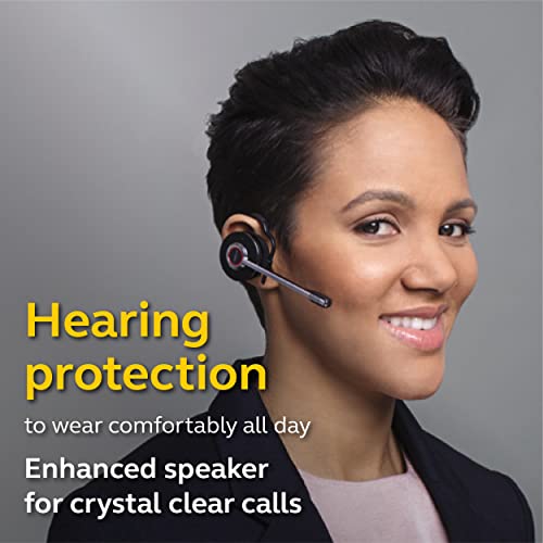 Jabra Engage 75 Wireless Headset, Convertible – Telephone Headset with Industry-Leading Wireless Performance, Advanced Noise-Cancelling Microphone, Call Center Headset with All Day Battery Life