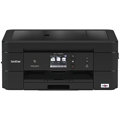 Brother Wireless All-in-One Inkjet Printer, MFC-J895DW, Multi-function Color Printer, Duplex Printing, NFC One Touch to Connect Mobile Printing, Amazon Dash Replenishment Enabled, Black, Standard