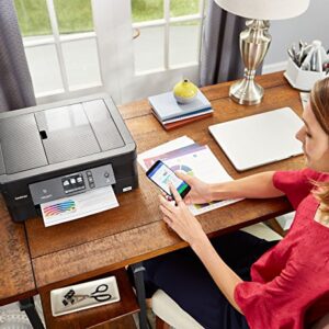 Brother Wireless All-in-One Inkjet Printer, MFC-J895DW, Multi-function Color Printer, Duplex Printing, NFC One Touch to Connect Mobile Printing, Amazon Dash Replenishment Enabled, Black, Standard