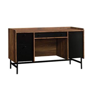 sauder harvey park desk, grand walnut finish