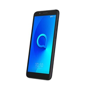 Alcatel 1 5033J Unlocked Smartphone Dual Sim 5" 18:9 Display, Android Oreo (Go Edition), 8MP Rear Camera, 4G LTE - Works Worldwide (NOT Verizon - Boost - Metro)