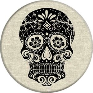 PopSockets: Collapsible Grip & Stand for Phones and Tablets - Sugarskull on Linen