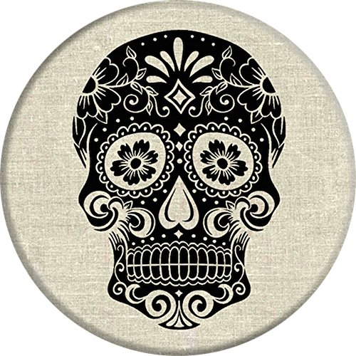 PopSockets: Collapsible Grip & Stand for Phones and Tablets - Sugarskull on Linen