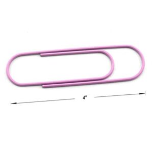 RuiLing 40-Pack 4 Inches Mega Large Paper Clips - 8 Colors Per Color 5pcs 100mm Cute Paper Needle Multicolor Bookmark,Office Supply Accessories