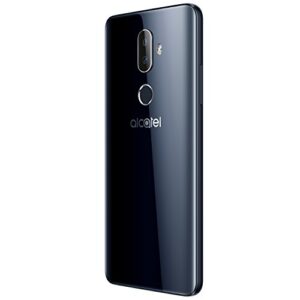 Alcatel 3V Unlocked Smartphone (AT&T/T-Mobile) - 6" 18:9 HD Display, 12MP Rear Dual Camera, Android 8.0 Oreo - Spectrum Black (U.S. Warranty)