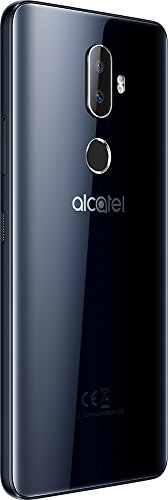 Alcatel 3V Unlocked Smartphone (AT&T/T-Mobile) - 6" 18:9 HD Display, 12MP Rear Dual Camera, Android 8.0 Oreo - Spectrum Black (U.S. Warranty)