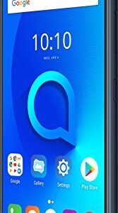 Alcatel 3V Unlocked Smartphone (AT&T/T-Mobile) - 6" 18:9 HD Display, 12MP Rear Dual Camera, Android 8.0 Oreo - Spectrum Black (U.S. Warranty)