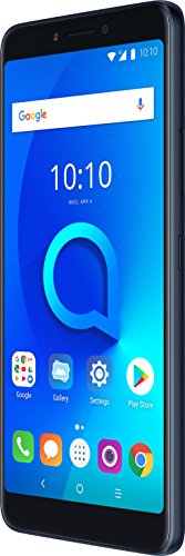 Alcatel 3V Unlocked Smartphone (AT&T/T-Mobile) - 6" 18:9 HD Display, 12MP Rear Dual Camera, Android 8.0 Oreo - Spectrum Black (U.S. Warranty)