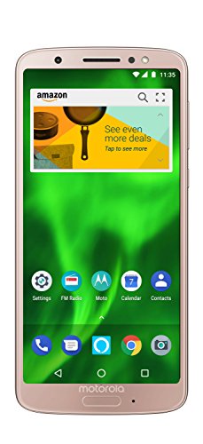 Moto G6 with Alexa Hands-Free – 32 GB – Unlocked (AT&T/Sprint/T-Mobile/Verizon) – Oyster Blush - Prime Exclusive Phone