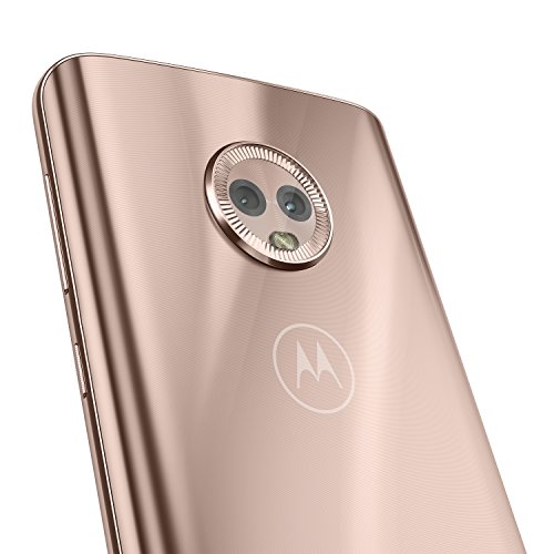 Moto G6 with Alexa Hands-Free – 32 GB – Unlocked (AT&T/Sprint/T-Mobile/Verizon) – Oyster Blush - Prime Exclusive Phone